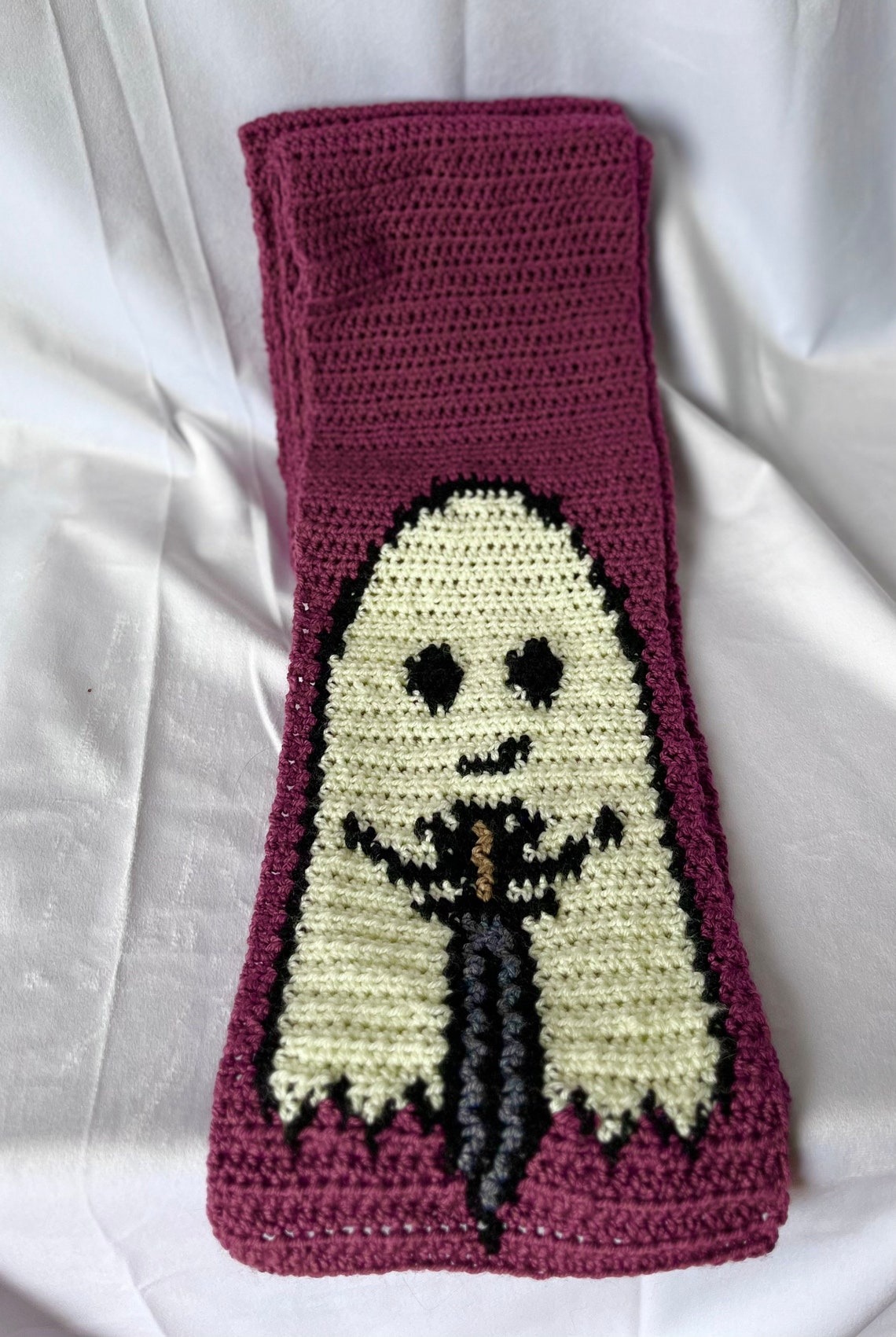 Warrior Ghost Scarf - Etsy