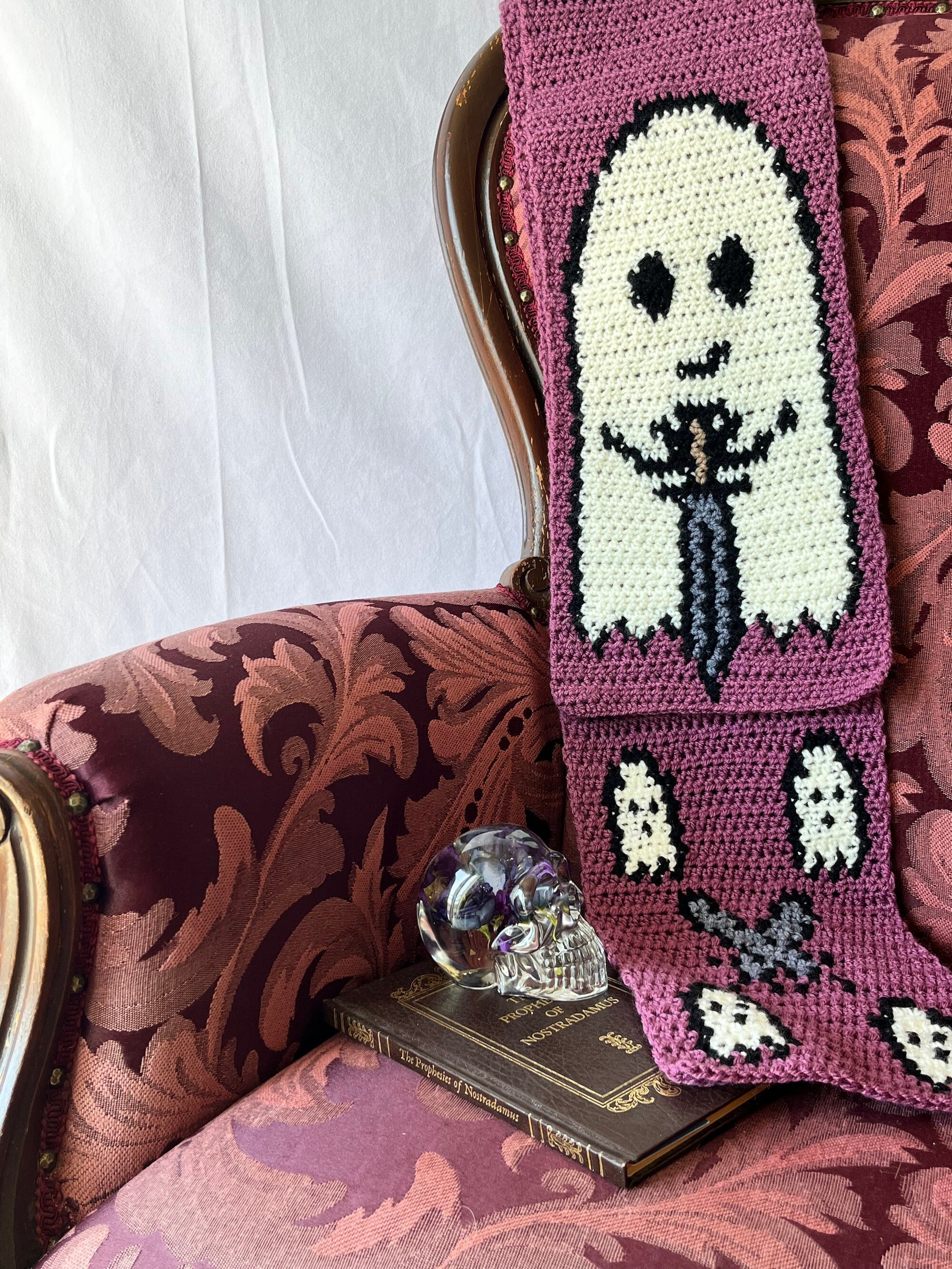 Warrior Ghost Scarf - Etsy