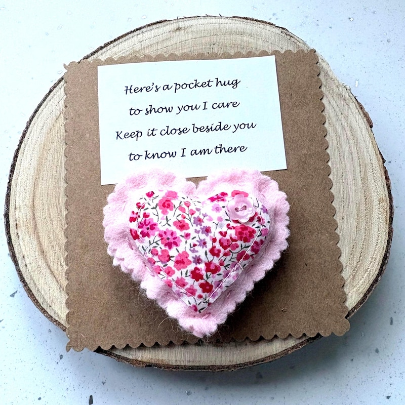 Pocket Hug With Fabric - Etsy UK