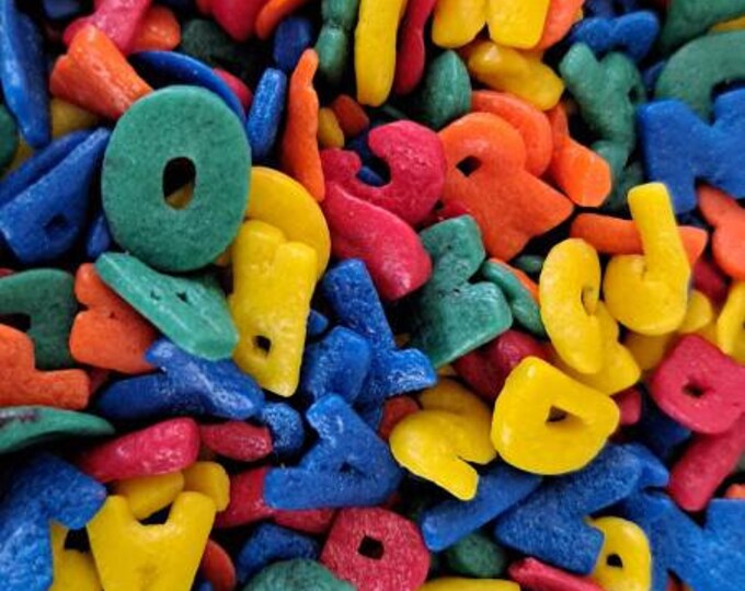 Alphabet Abc Teacher Letters Assorted Bright Colored Quins - Etsy