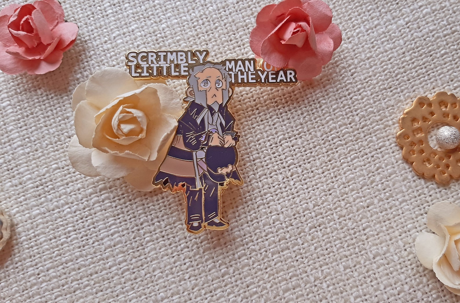 Man of the Year PLA Ingo Enamel Pin - Etsy