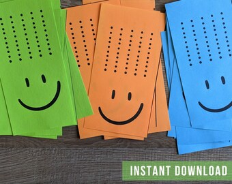 Scissor Skills Beginning Scissors Practice Cutting Practice Preschool ...