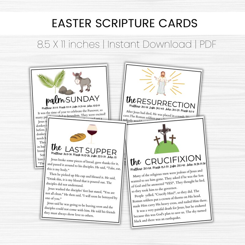 Easter Scripture - Etsy