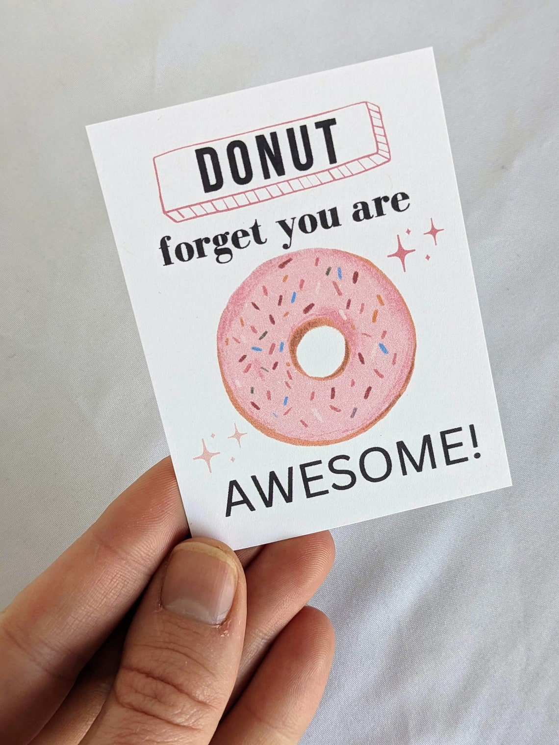 Printable Donut Valentines Day Cards Printable Valentines Instant ...