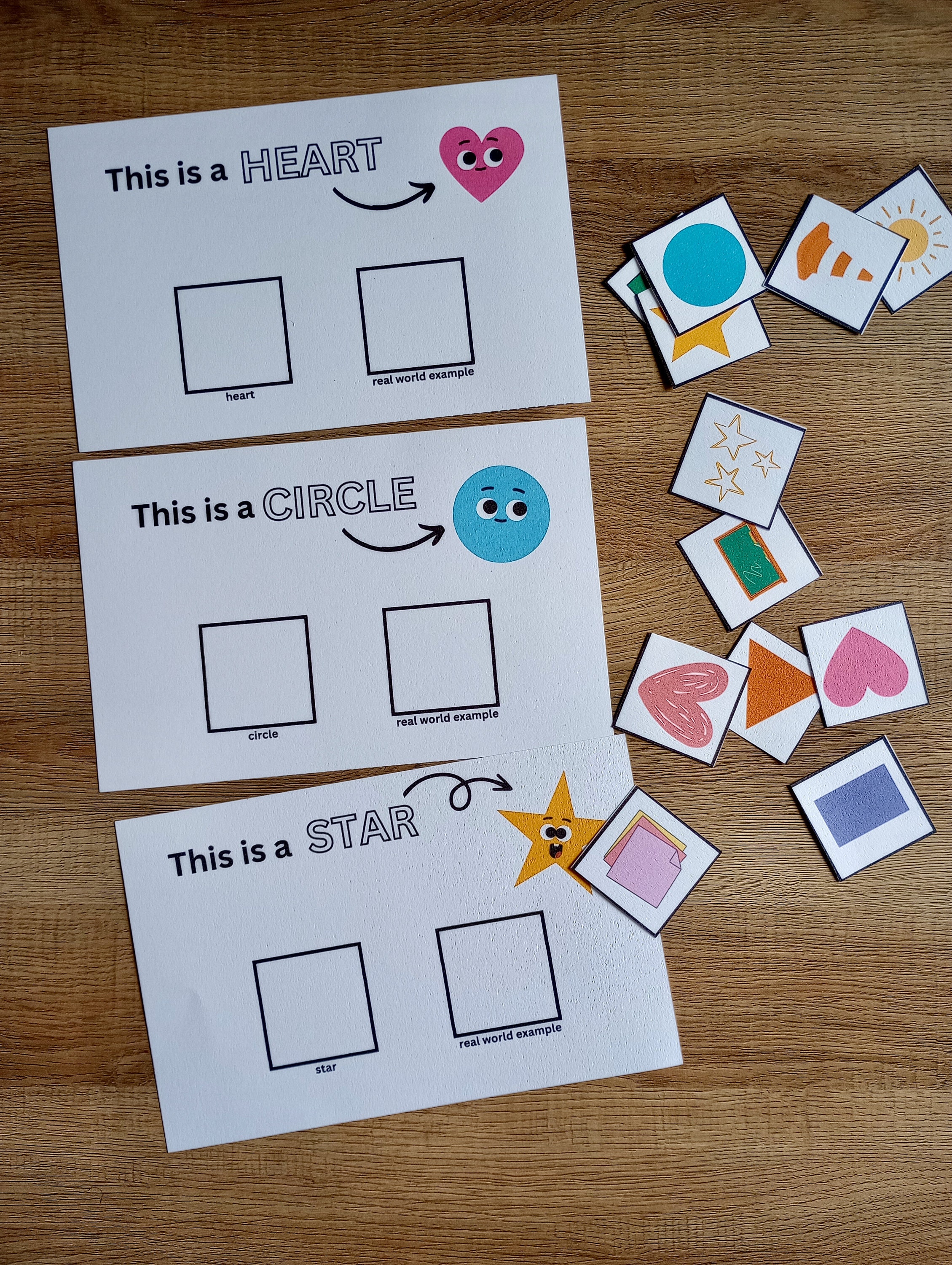 Shape Book Learn My Shapes Preschool Activity Toddler Activities - Etsy