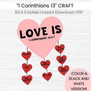 Love is Craft, Valentine Craft, Valentine Activity for Kids, Classroom ...