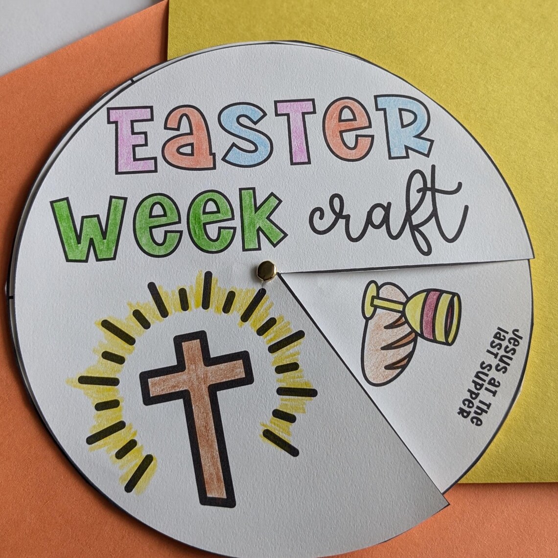 Holy Week Craft- Easter Printable Activity- Sunday School Easter ...
