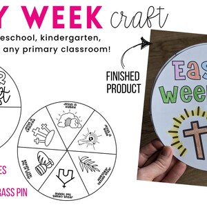 Holy Week Craft- Easter Printable Activity- Sunday School Easter ...