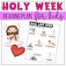 HOLY WEEK for Kids- Holy Week Printable- Easter Story - Bible Reading ...