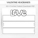 Valentines Day Paper Crown, Valentine Activity for Kids, Classroom ...