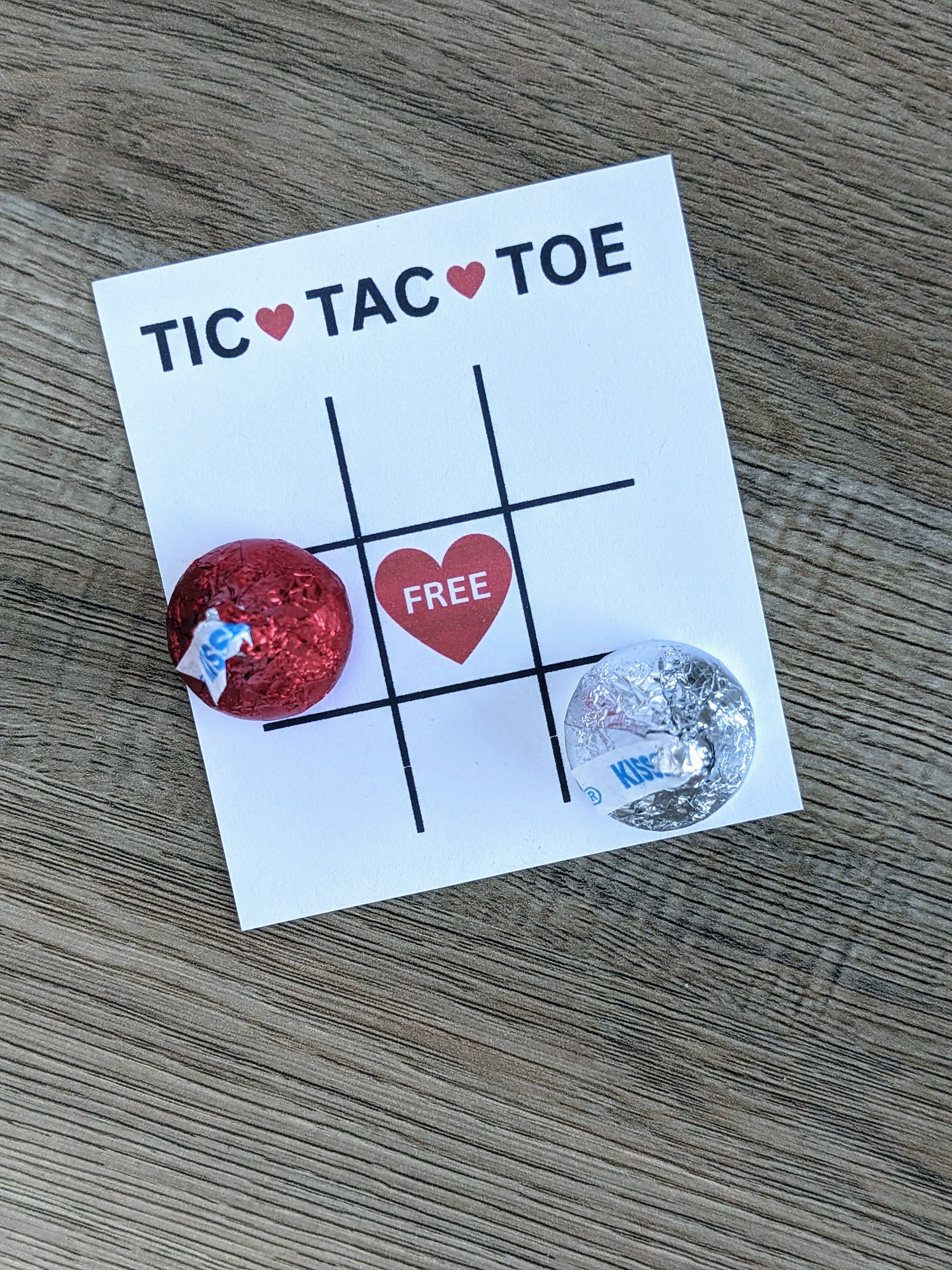 Tic Tac Toe Valentine's Day Cards Activity Valentine Cards Printable ...