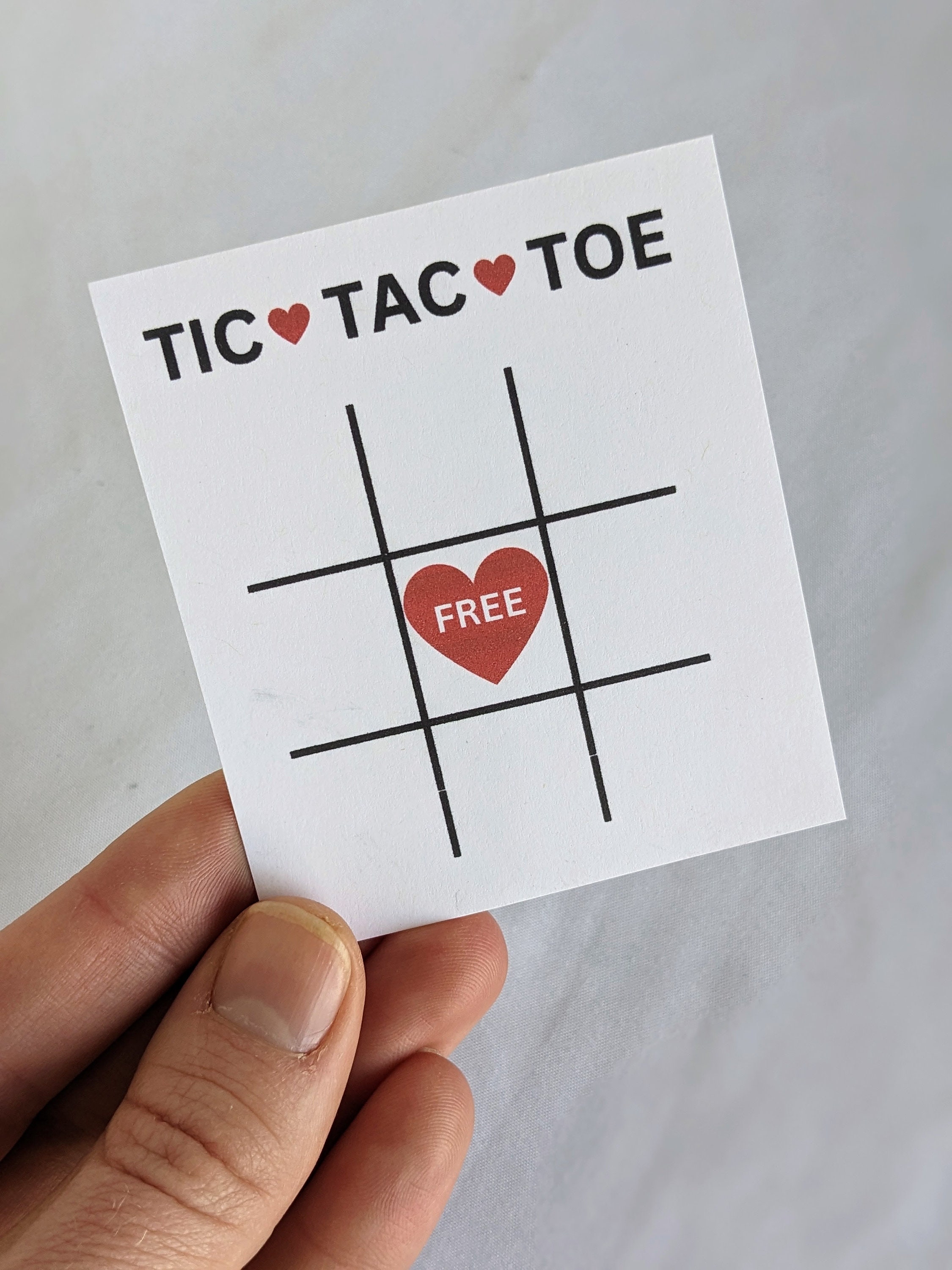 Tic Tac Toe Valentine's Day Cards Activity Valentine Cards Printable ...
