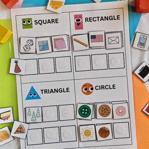 Shape Sorter - Etsy