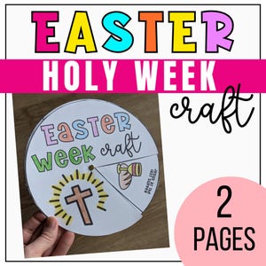 Holy Week Craft- Easter Printable Activity- Sunday School Easter ...