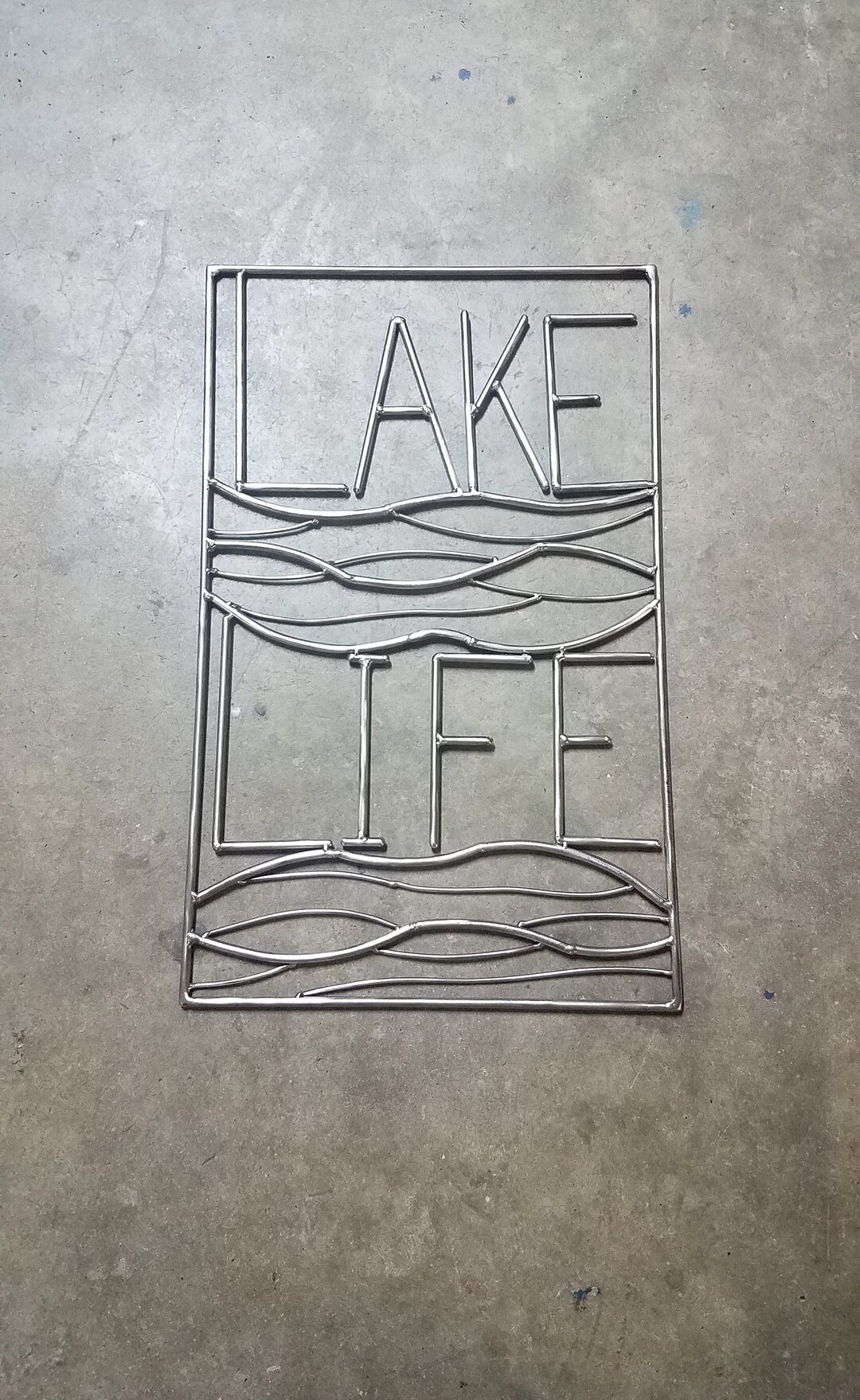 Lake Life Metal Art - Etsy