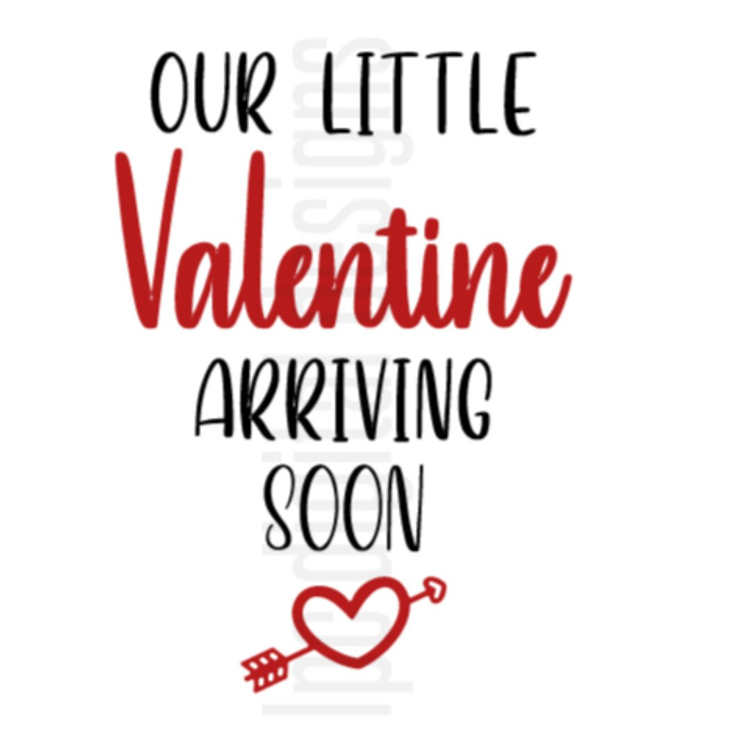 Littlest Valentine Coming Soon SVG File, Cricut Cutting, Silhouette ...
