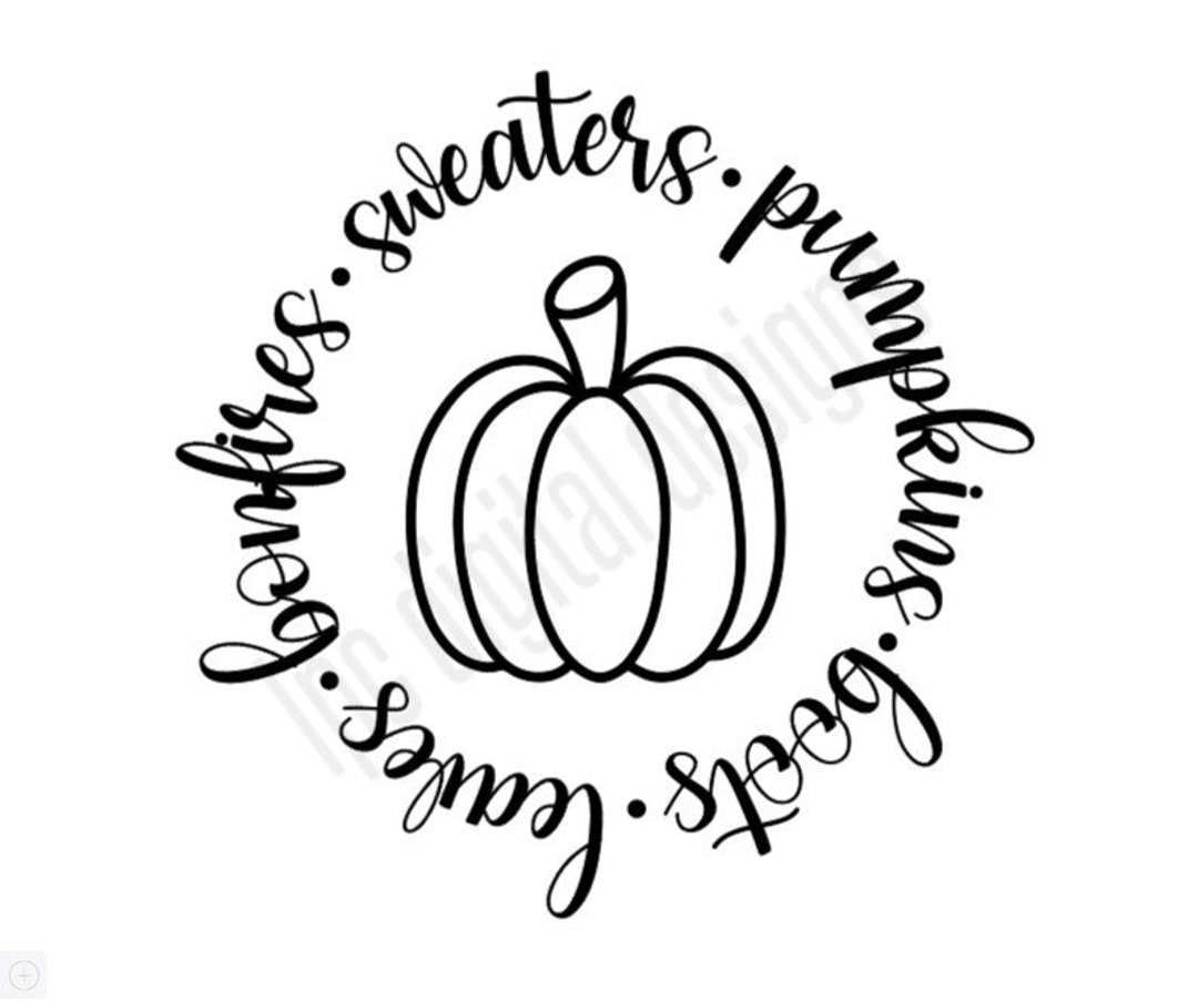 Fall SVG File, Cricut Cutting, Silhouette Cameo, Design Space, Graphic ...