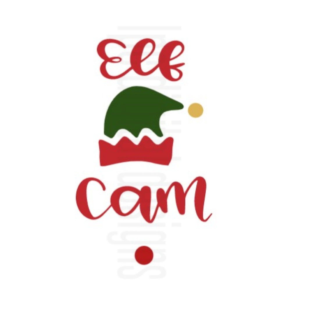 Elf Cam SVG File, Cricut Cutting, Silhouette Cameo, Design Space ...