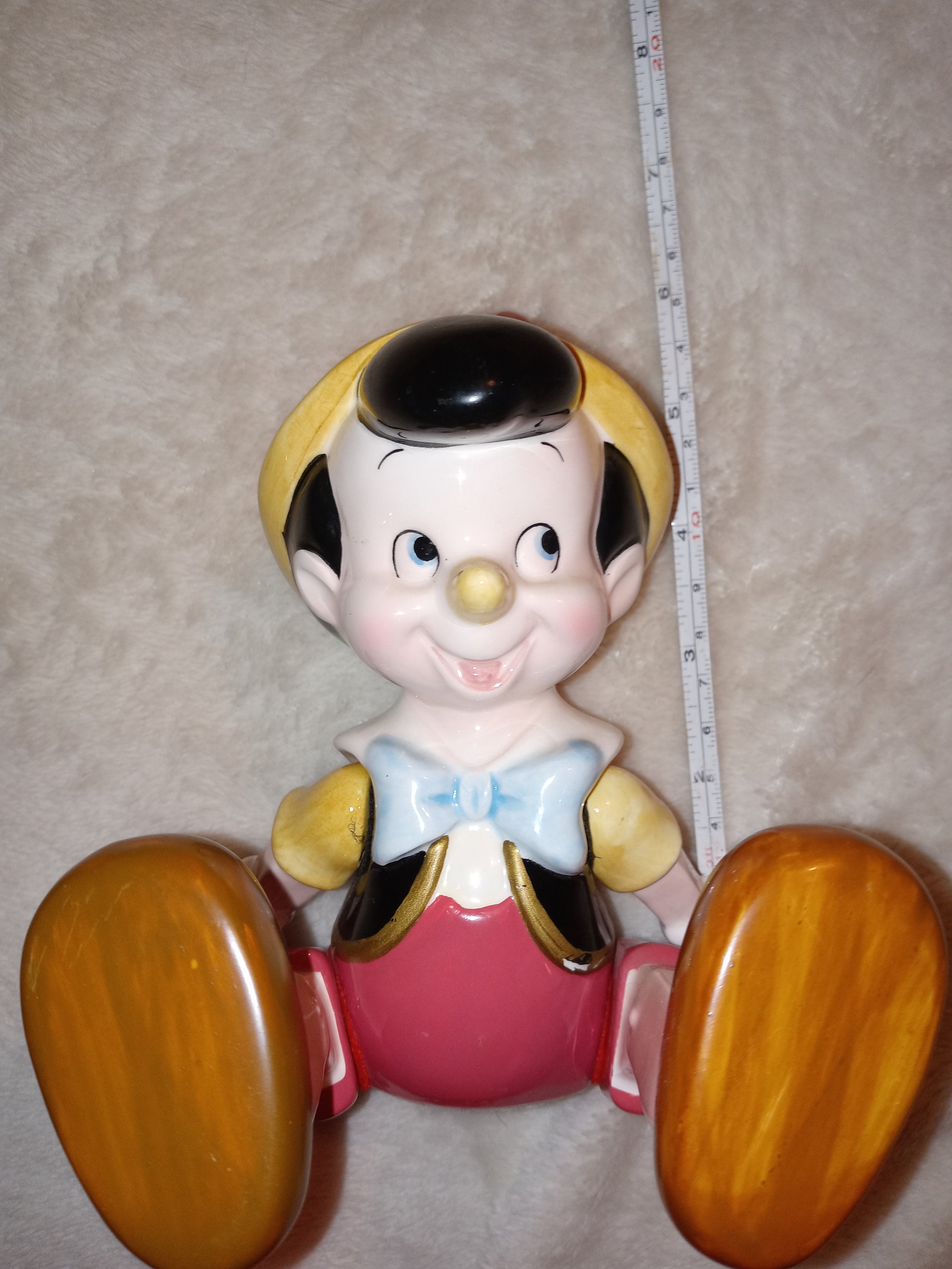 Schmid Walt Disney Pinocchio Ceramic Music Box Plays song | Etsy