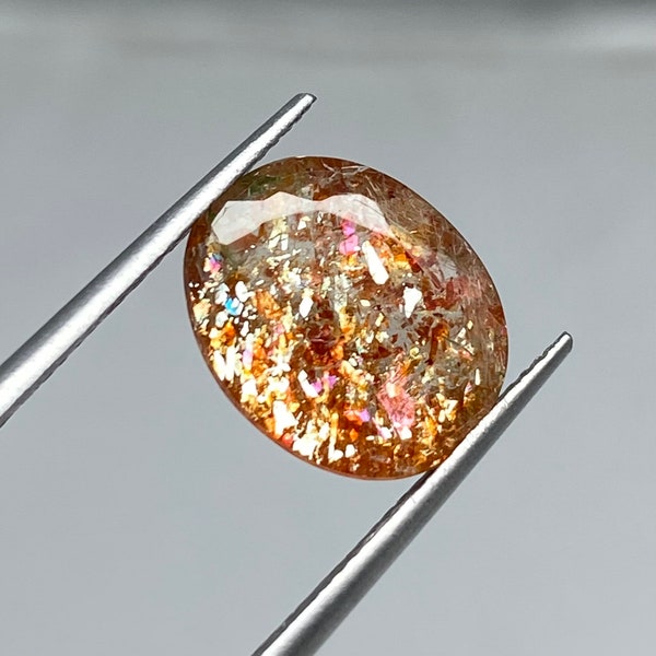 Rainbow Lattice Sunstone - Etsy