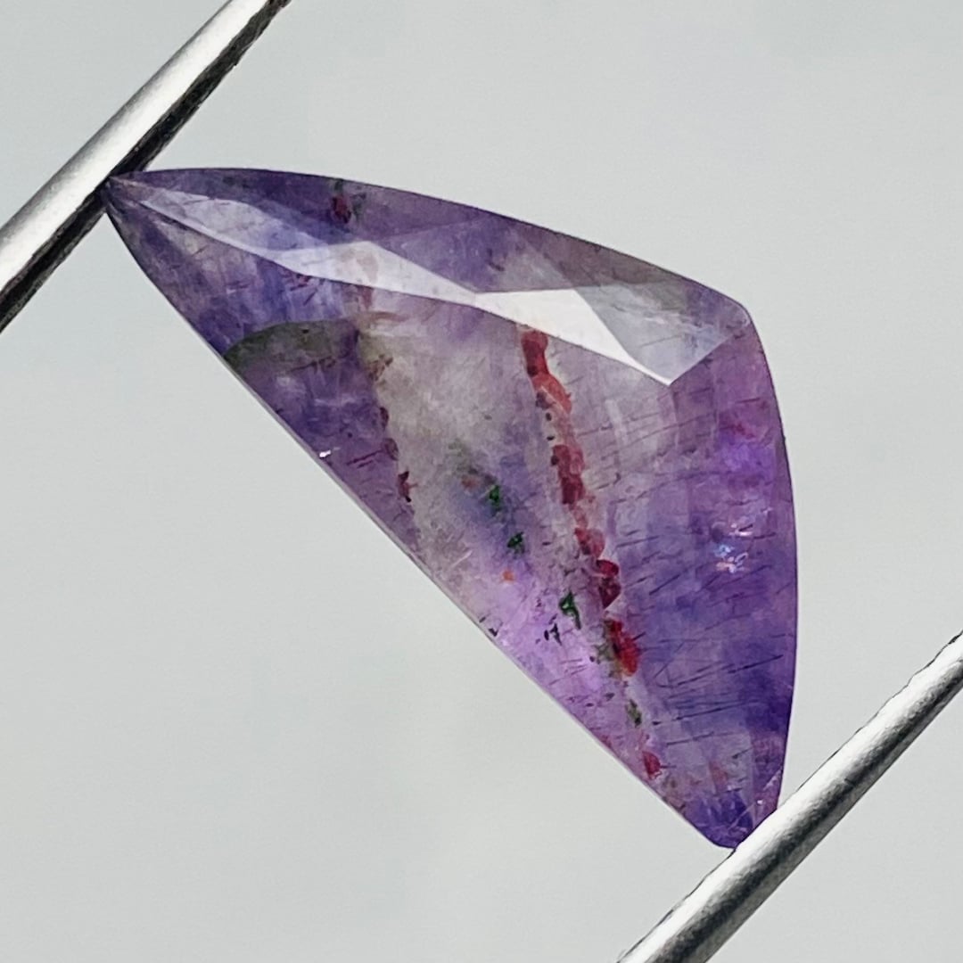 Natural Super Seven Quartz Gemstone – Faceted Crystal for Jewelry ...