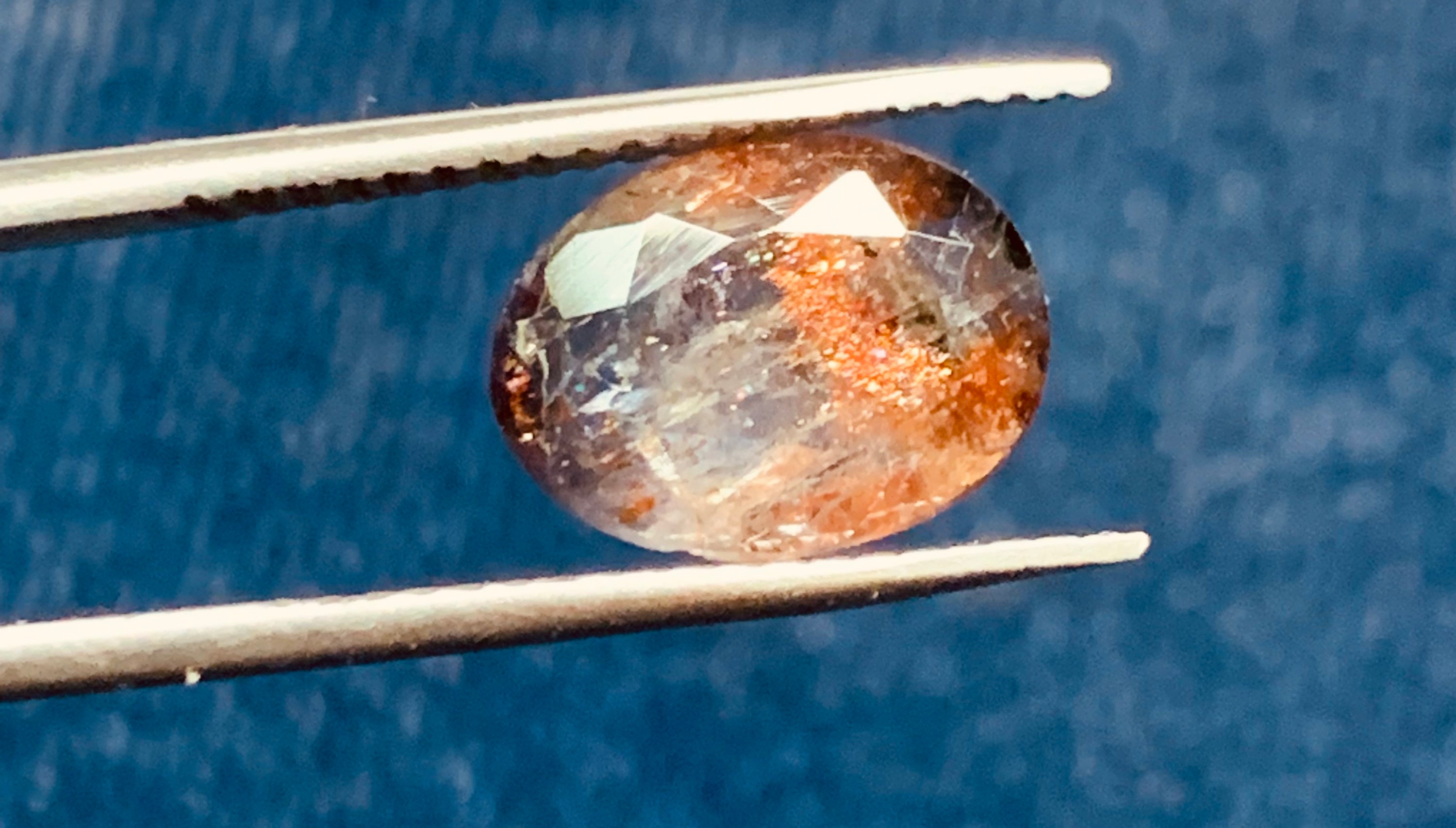 Natural Rare Bloodshot Iolite Sunstone 1.45 Carat 7x40x10x20 - Etsy