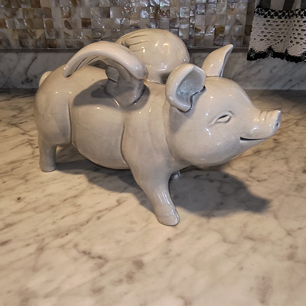 Ceramic Flying Pig - Etsy