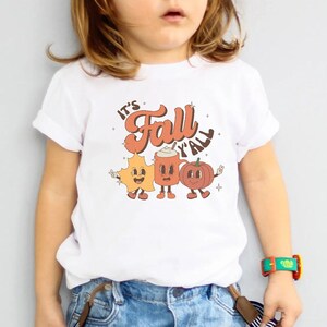Pumpkin Season Kids Shirt, Cute Fall Kids Shirt, Retro Fall Shirt Kids ...