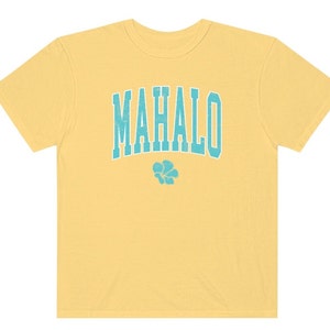 Mahalo, Hawaii Comfort Colors Shirt, Beach Shirt, State Shirt, Hawaii ...
