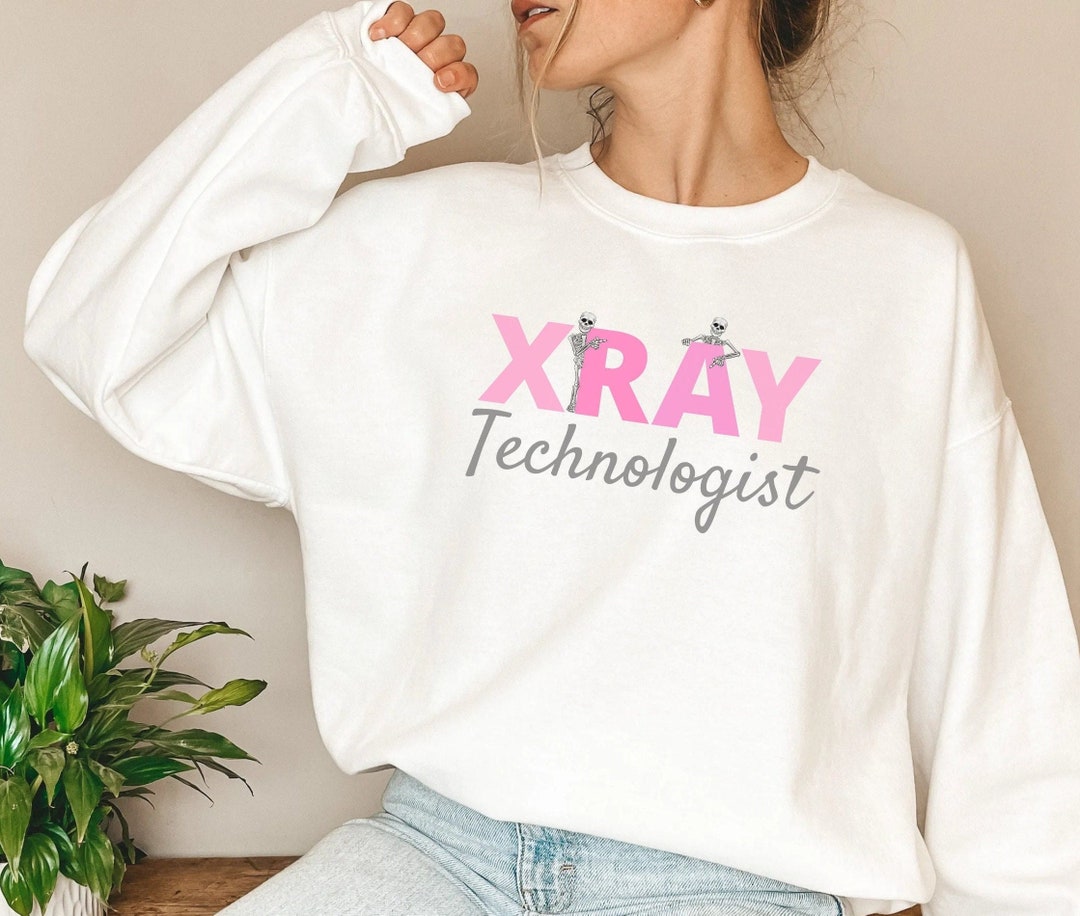 Radiology Sweatshirt for X-ray Technologist - Skeleton Sweatshirt ...