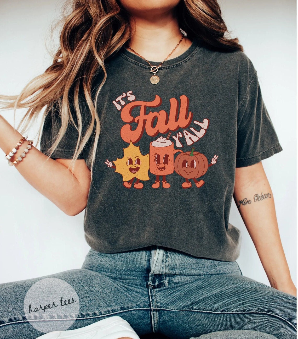 Retro Fall Shirt Fall Shirt Women It's Fall Y'all - Etsy