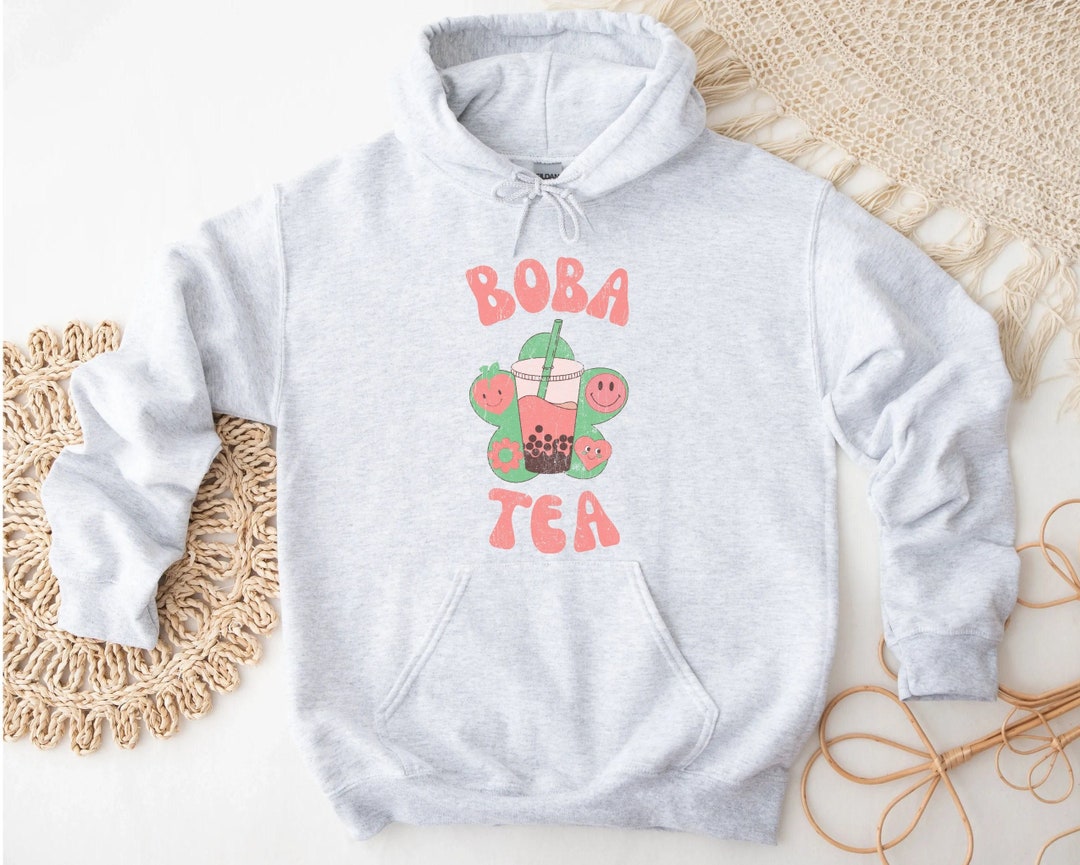 Boba Hoodie - Boba Tea - Bubble Tea Shirt - Gift for Boba Lover - Boba ...