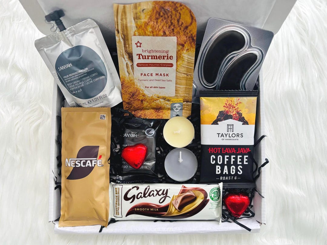 Mens Pamper Box, Letterbox Hamper, Valentines Gift Boyfriend, Birthday ...