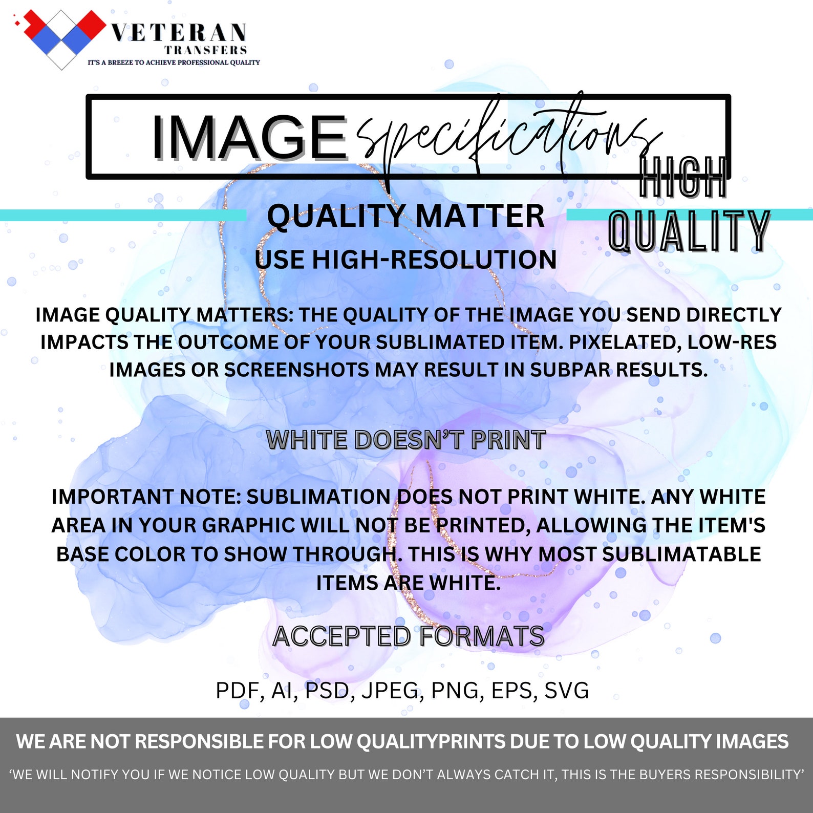 SUBLIMATION TRANSFER PRINTS Ready Printed to Heat Press Printing ...