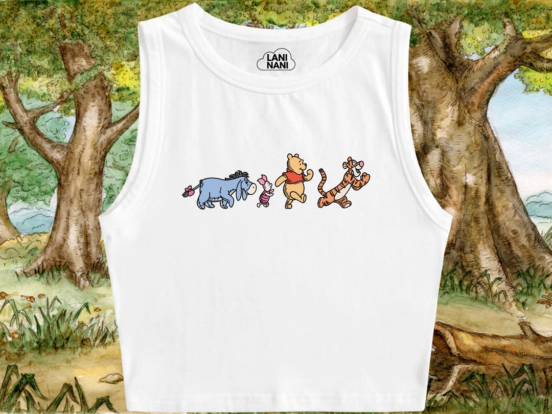 Pooh & Friends Crop Tank Disney Crop Tank Disney Crop Top Disney Shirt ...