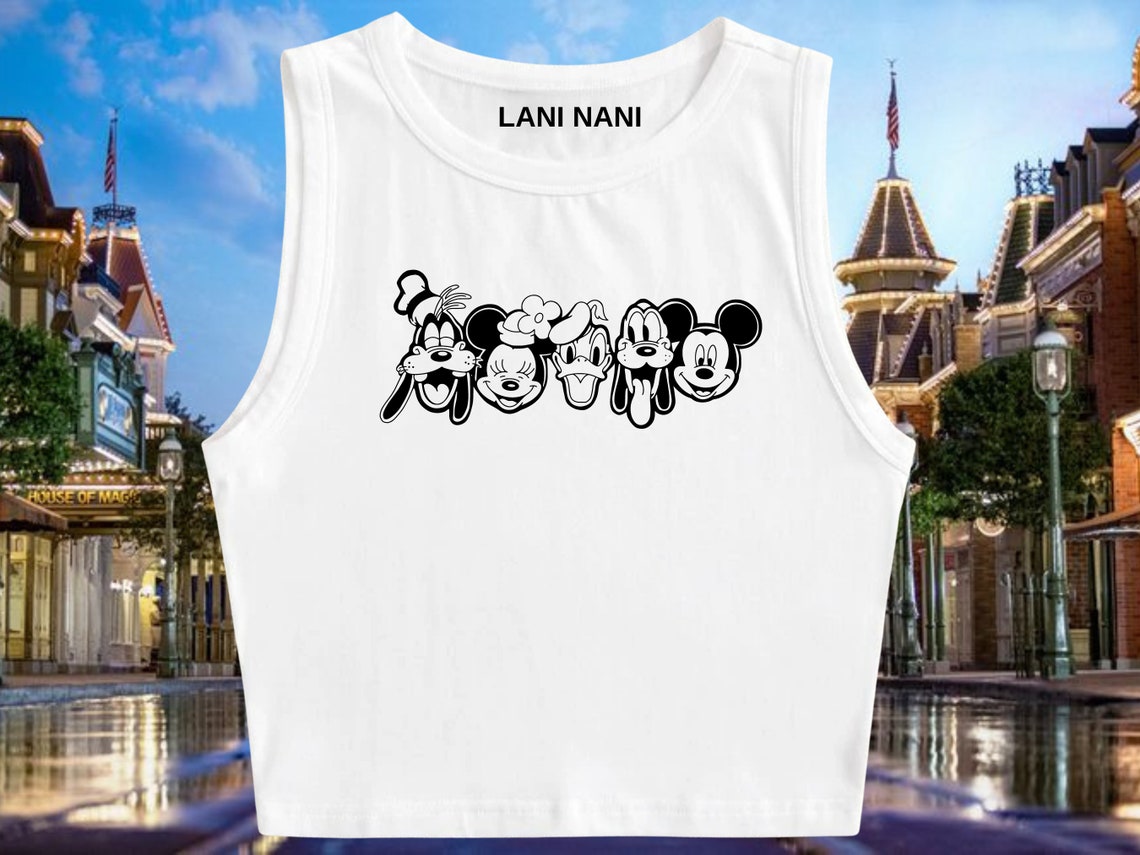 Disney Friends Crop Tank Disney Crop Tank Disney Shirt - Etsy