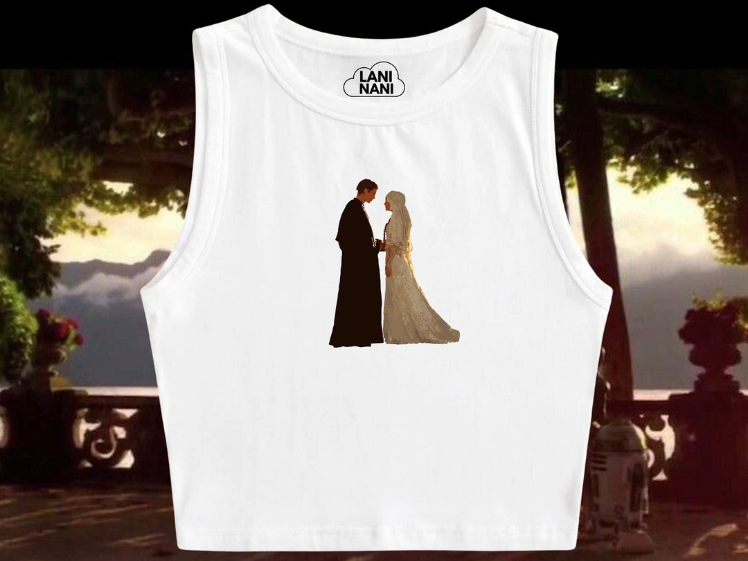 Anakin & Padme Wedding Crop Tank | Star Wars Crop Tank | Star Wars ...