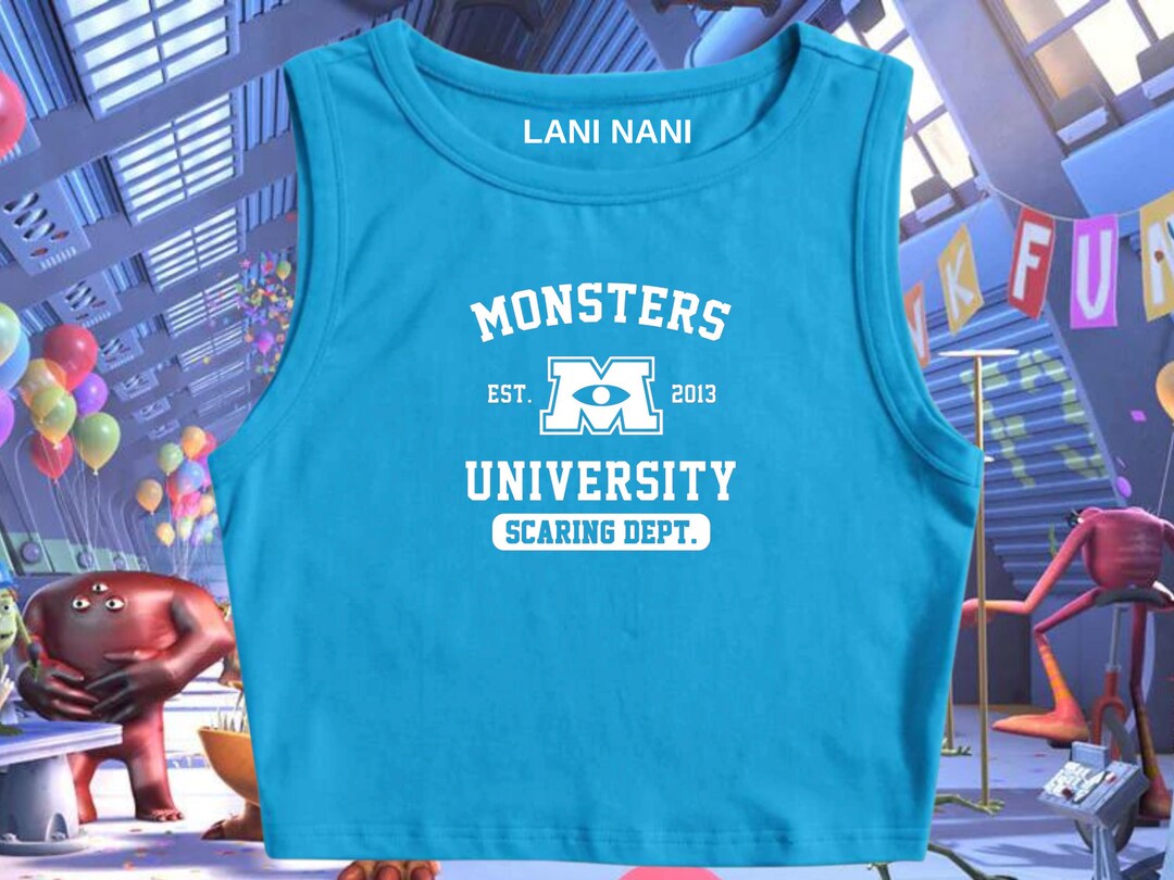 Monsters Inc Inspired Crop Tank | Disney Vacation Shirt | Sully Shirt ...
