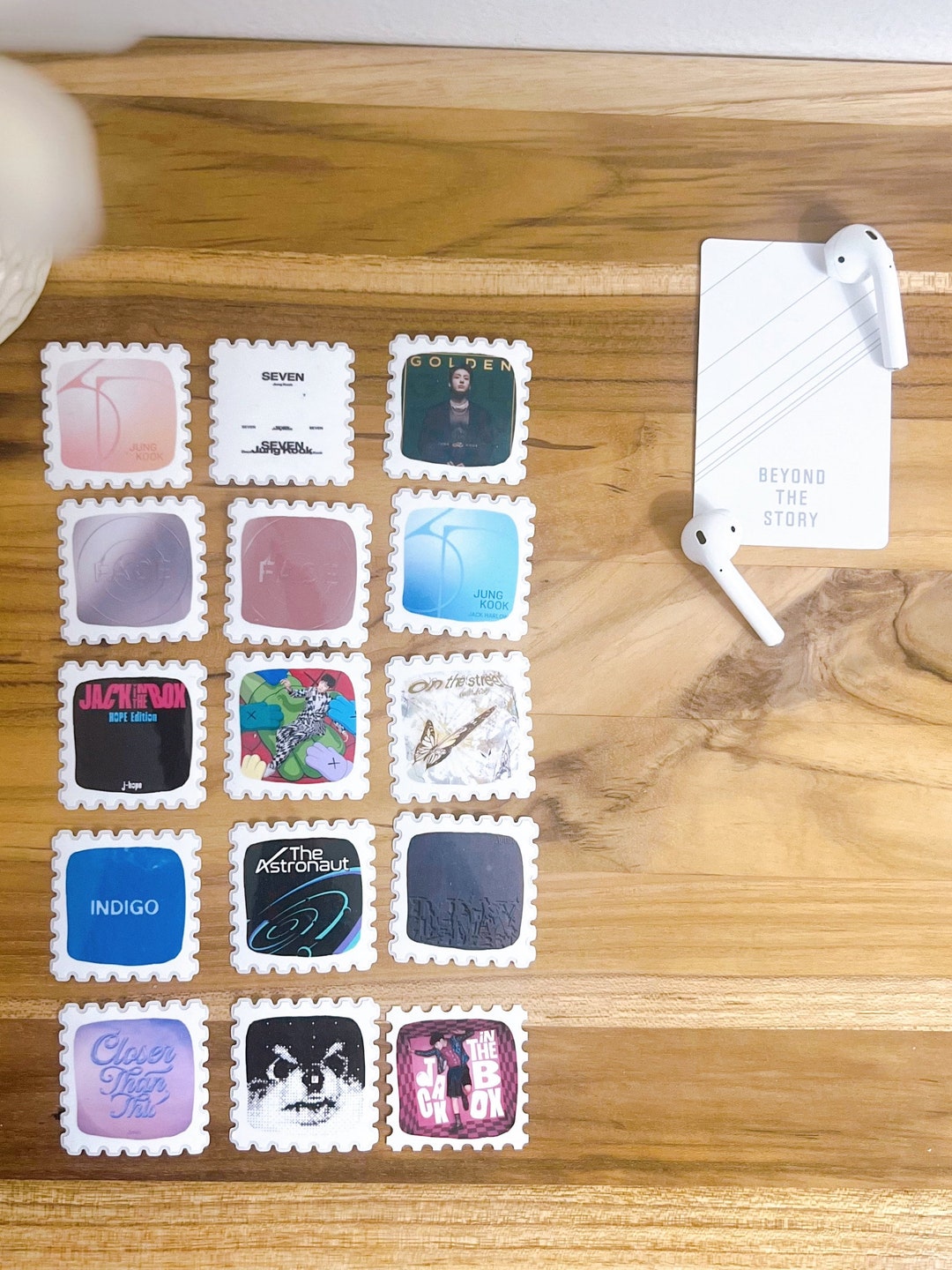 BTS Solo Album Stamps Stickers Set - Etsy