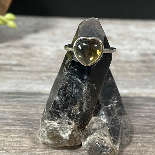 Sterling Silver Crystal Rings - Etsy