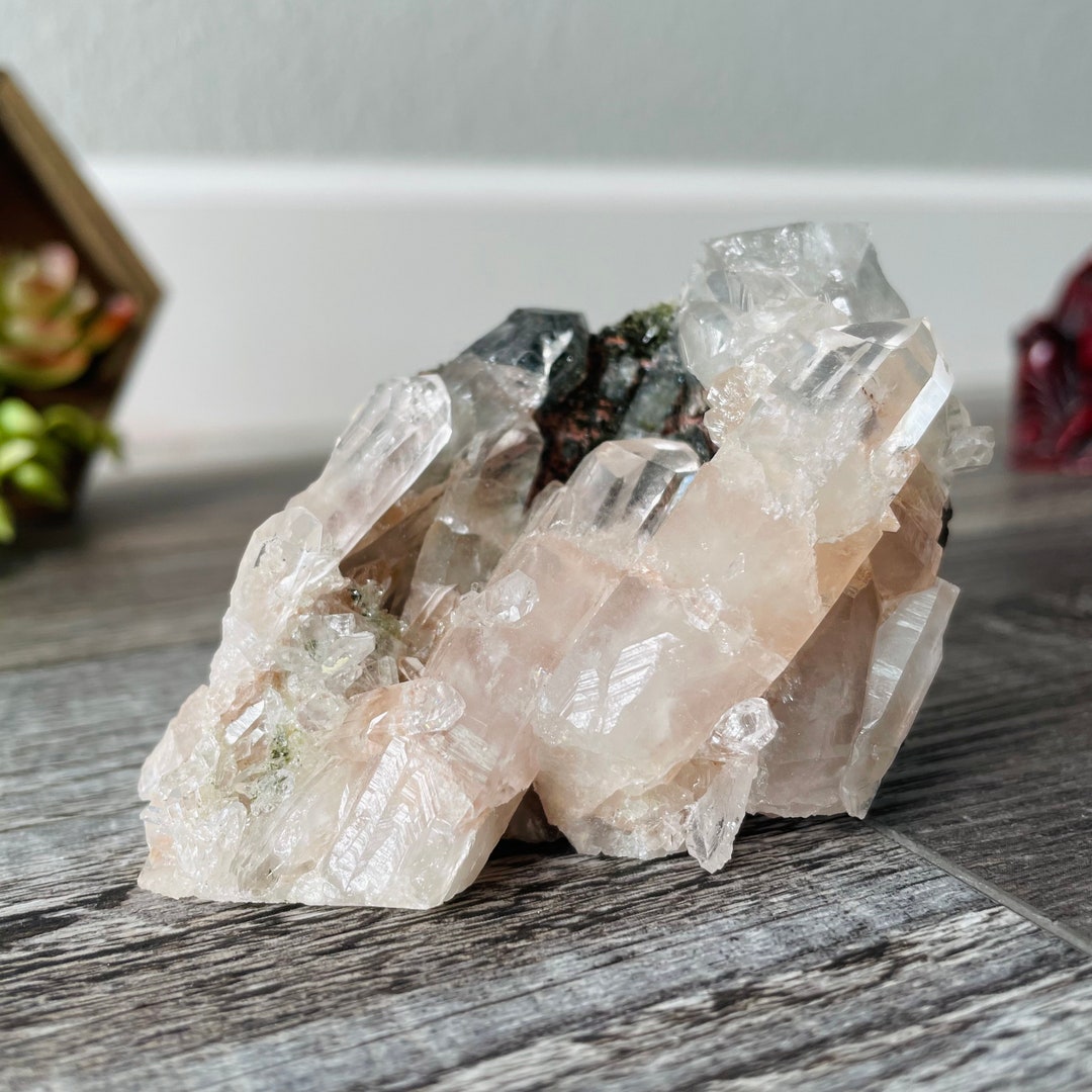 Himalayan Quartz Cluster, Chlorite Quartz Cluster, Raw Specimen - Etsy