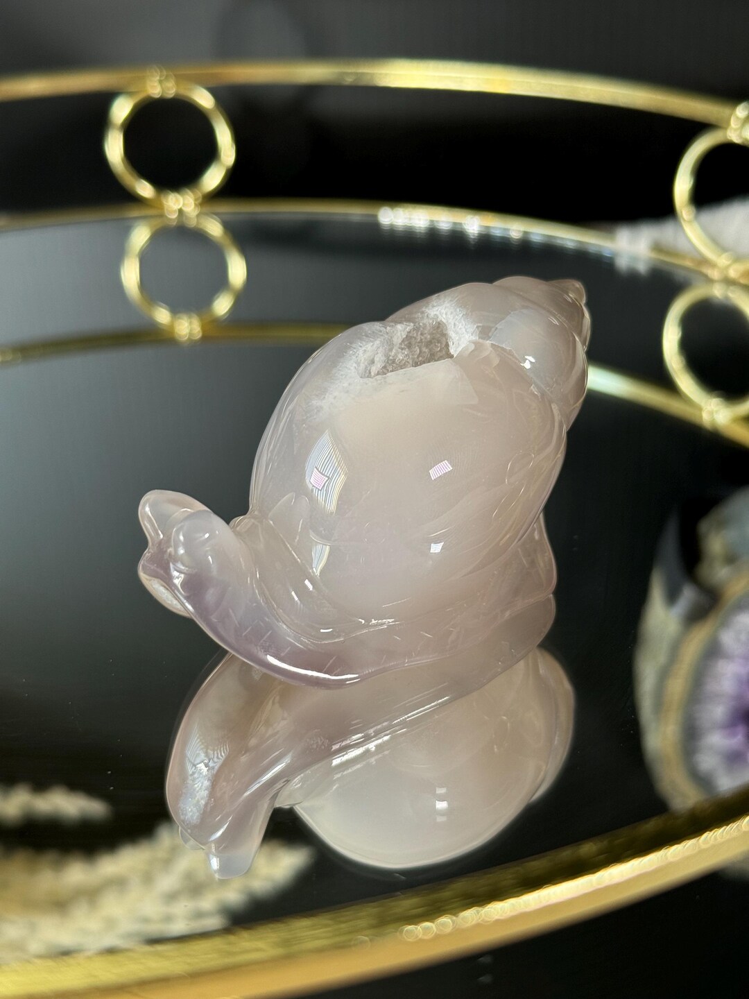 Agate Snail, Carvings, Agate Animal Carvings, Snails, Agate, Druzy ...