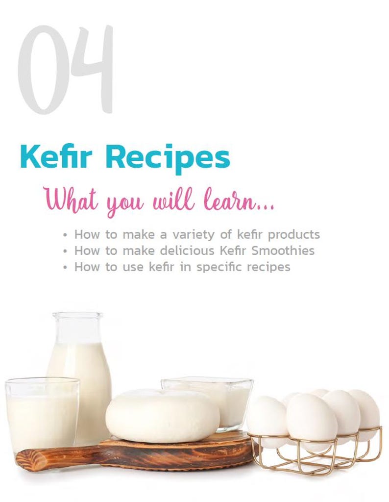 Milk Kefir Unleashed Ebook by Thomas Egbert - 52 Page Instructional ...