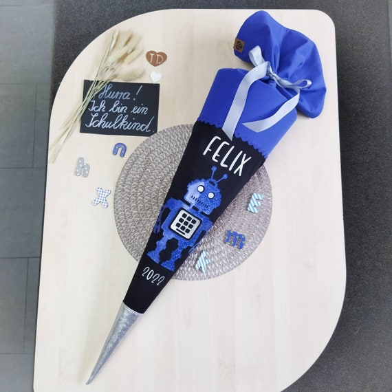 School Bag Made of Fabric Robot Ergobag Reflective Bear Bat | Etsy