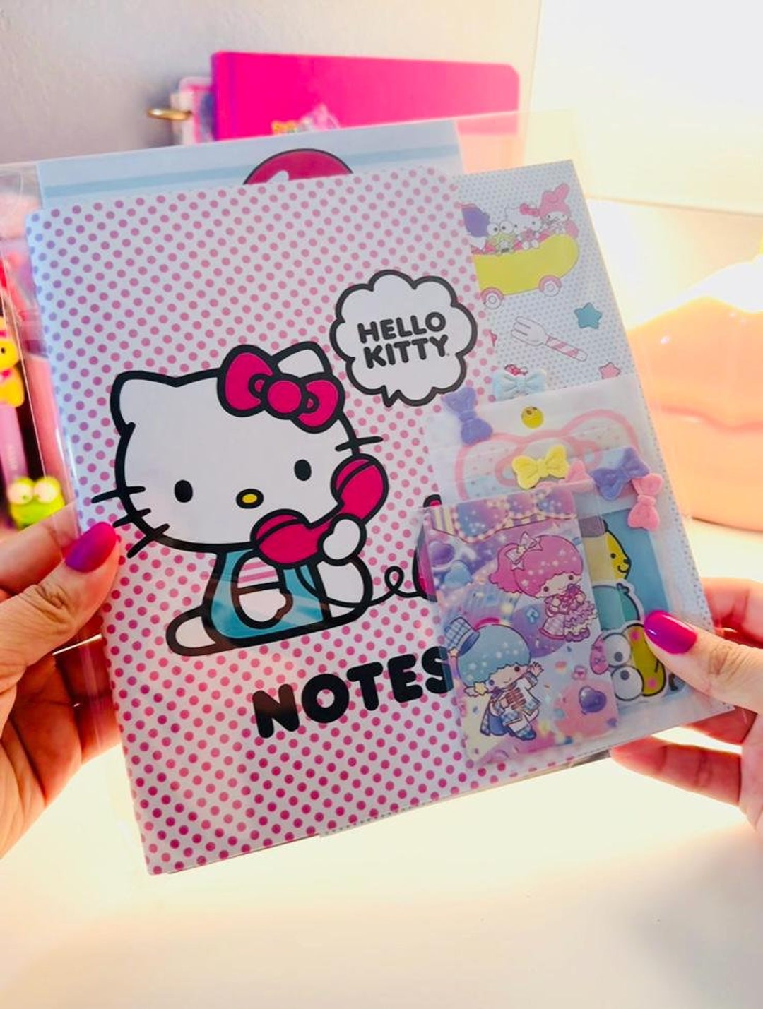 Hello Kitty Journal Kit, Hello Kitty, Hello Kitty Stickers, Hello Kitty ...