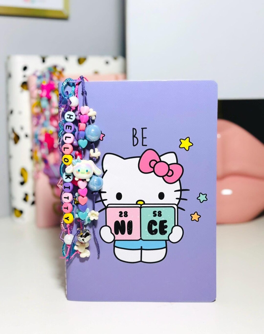 Hello Kitty Journal Custom Made Journal Charm, Hello Kitty, Sanrio ...
