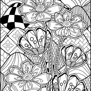 20 Intricate Zentangle Coloring Page Illustration - Etsy