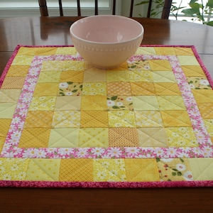 PDF Super-simple Patchwork Quilted Table Topper Pattern Digital ...