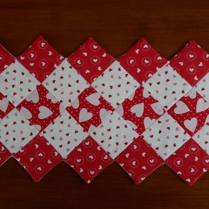 PDF Valentine Quilted Table Runner Pattern Love Letters Digital ...