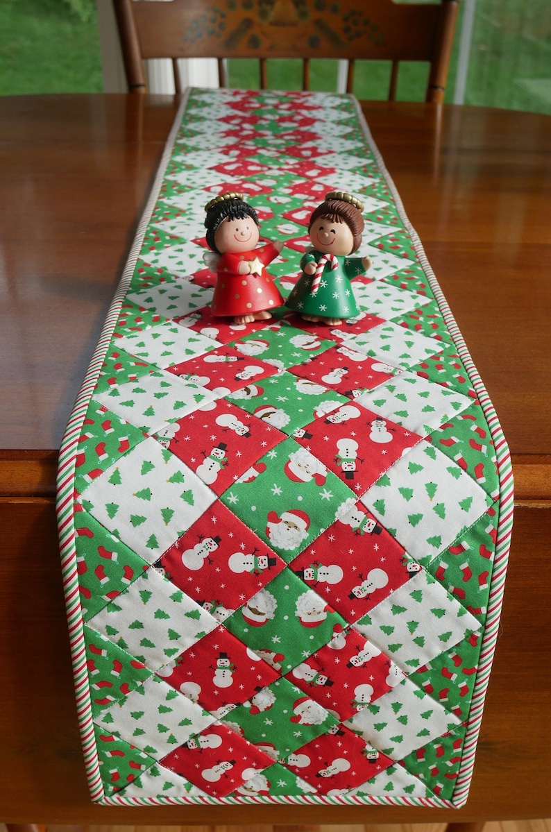 PDF Christmas Holiday Quilted Table Runner Pattern Digital - Etsy